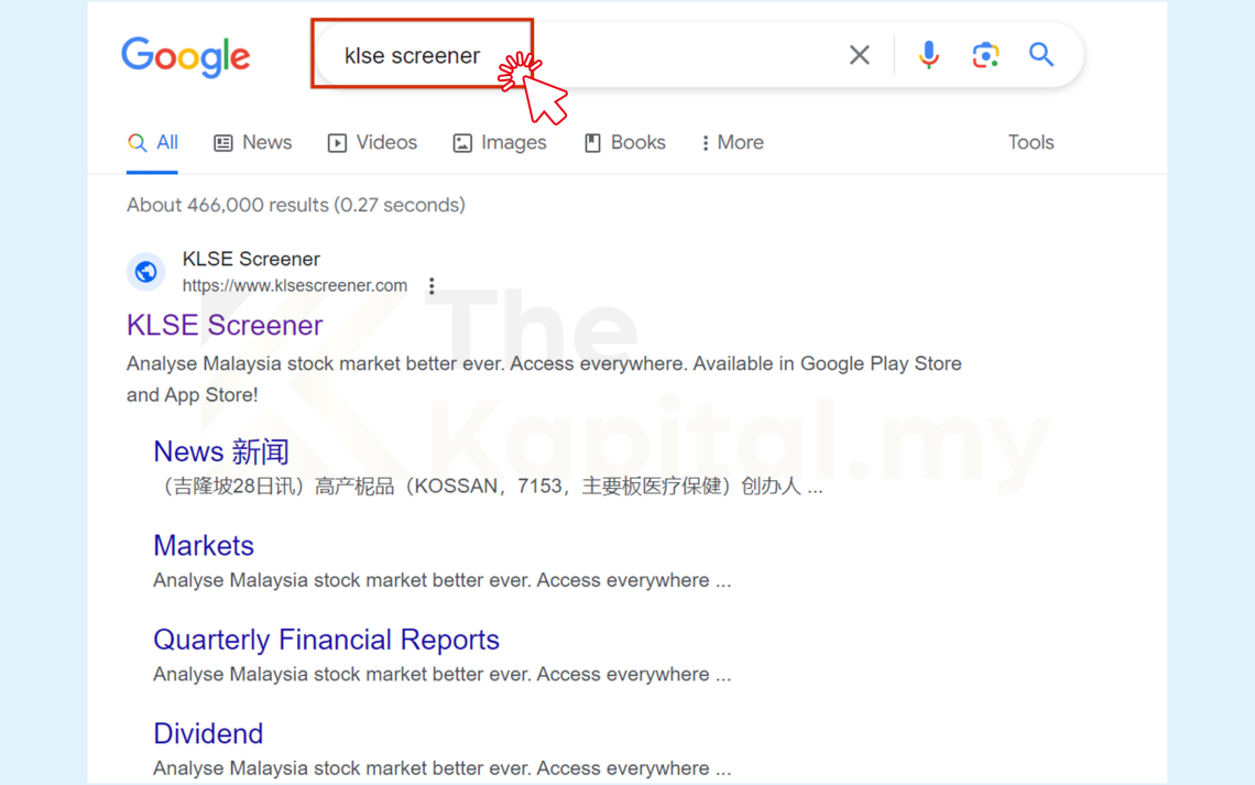 Cara Screen Waran Guna KLSE Screener - The Kapital
