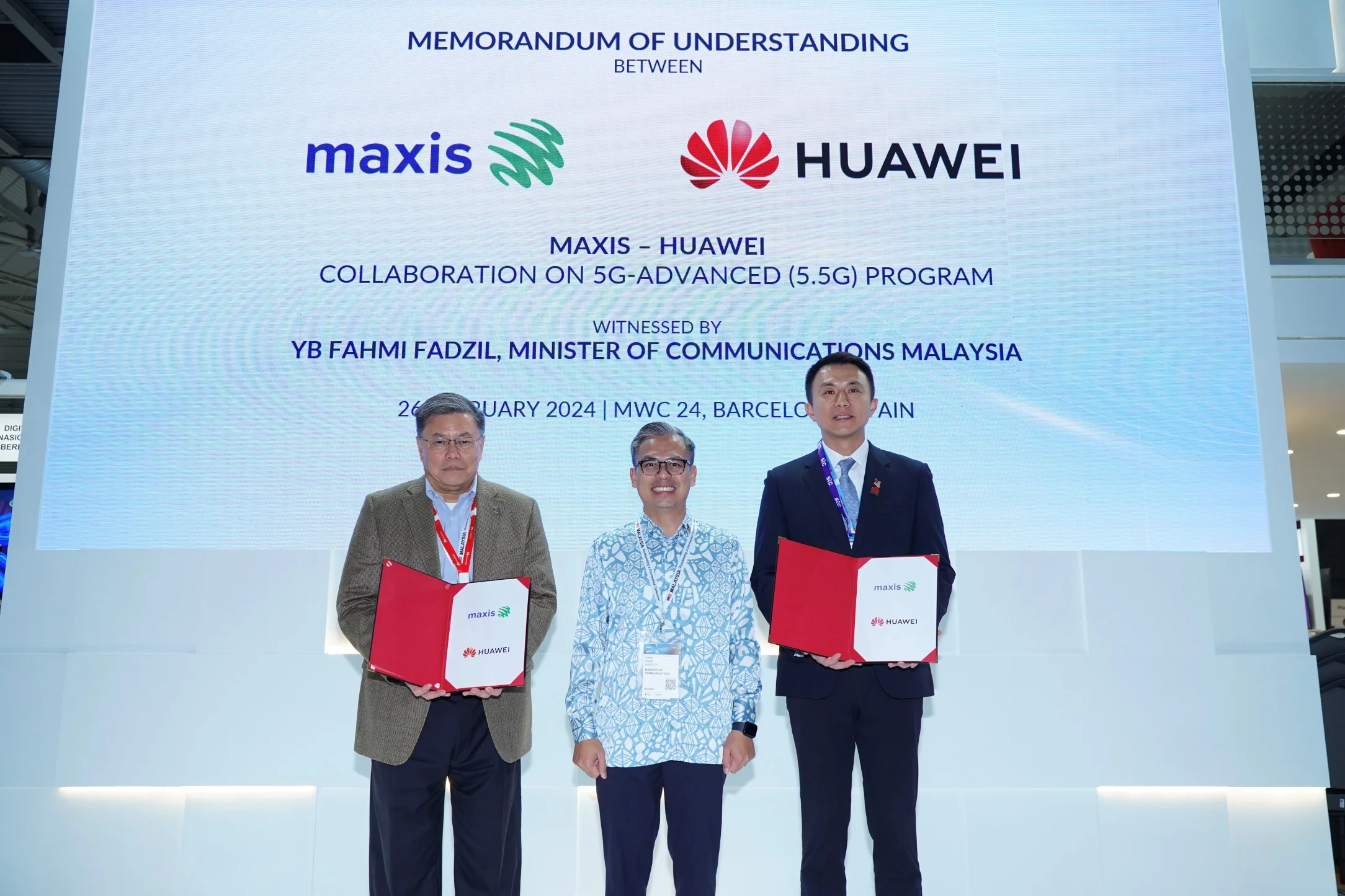 Maxis, Huawei Malaysia Meterai MoU Bagi Mempercepat Penerimagunaan 5.5G - The Kapital